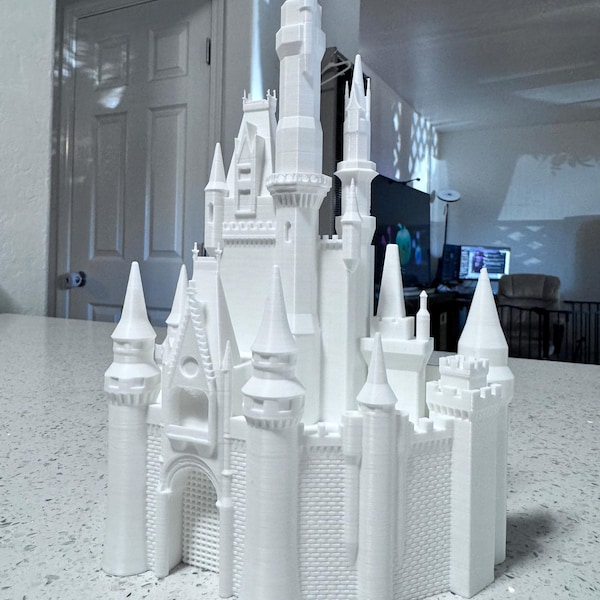 Magic Castle STL File NOW INCLUDES Split up Model for Larger Sizes - Etsy