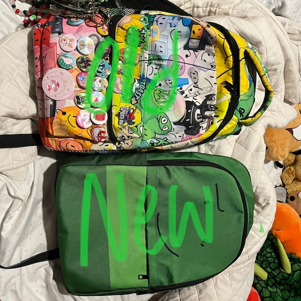 HFJONE Liam Backpack - Normal Smile - Object Show - Etsy