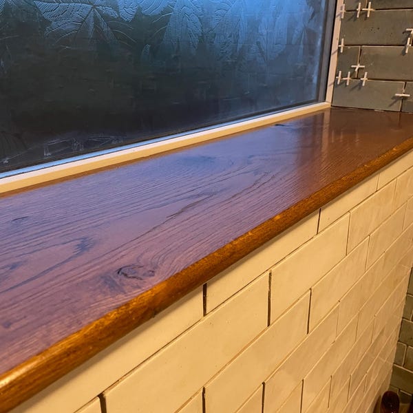 Solid Oak Window Board- Window Sill- 20mm Thick With Bullnose Moulding ...