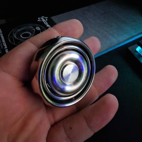 Mechforce EDC Gyroscope, Stainless Steel, Hand Fidget, Stress Relief ...