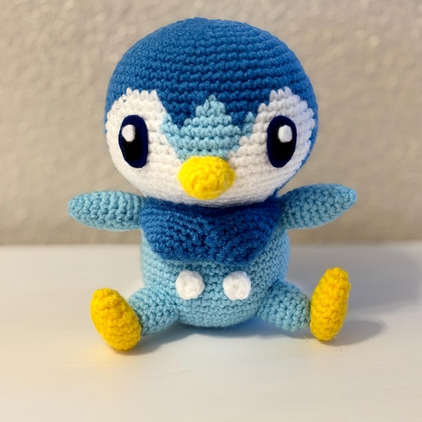 Piplup Amigurumi Crochet Pattern: Penguin Doll (PDF Pattern) - Etsy