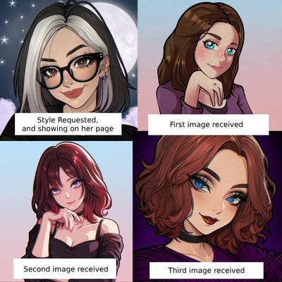 Custom Twitch Banner Custom Chibi Cute Banner Twitch Banner Header ...