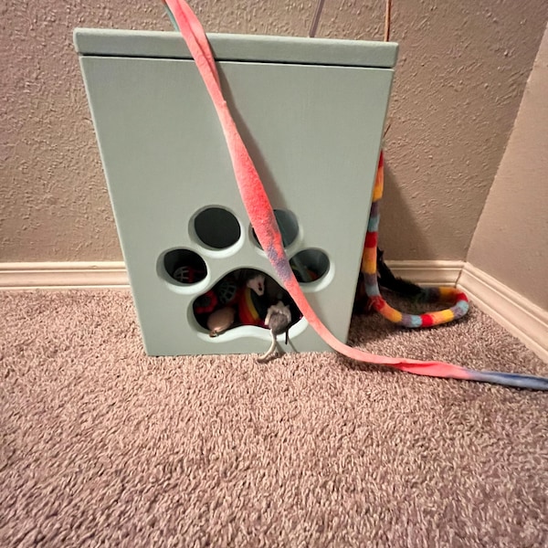 Cat Toy Storage Play Center - Etsy