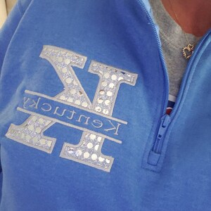 Split Paw Wildcats 1/4 Zip Sparkly Pullover Kentucky Fall | Etsy