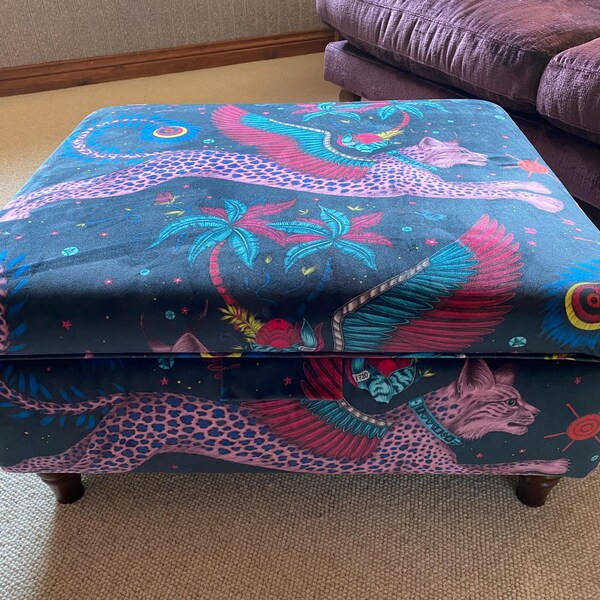 Hand Made Footstool - Etsy UK