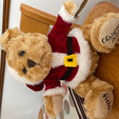 Christmas Teddy Bear, Christmas Gifts, Personalised Gift, Personalised ...