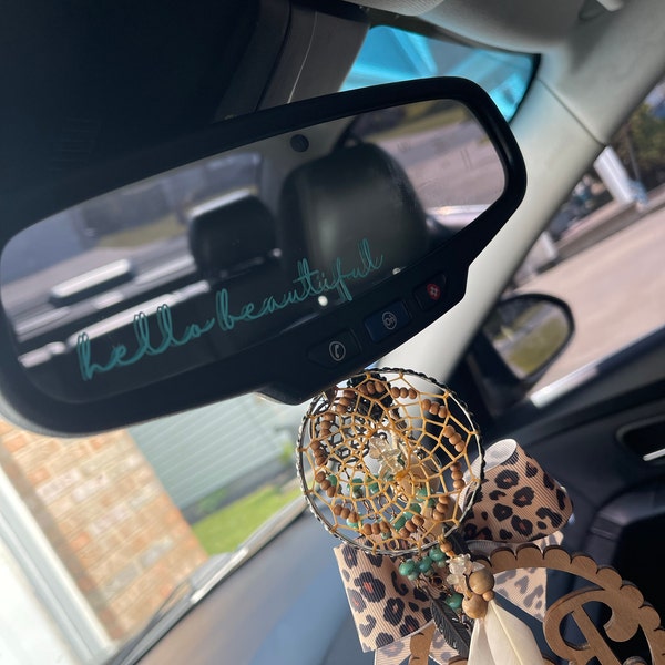 Hello Beautiful Sticker | Car Sticker | Girly Sticker - Etsy