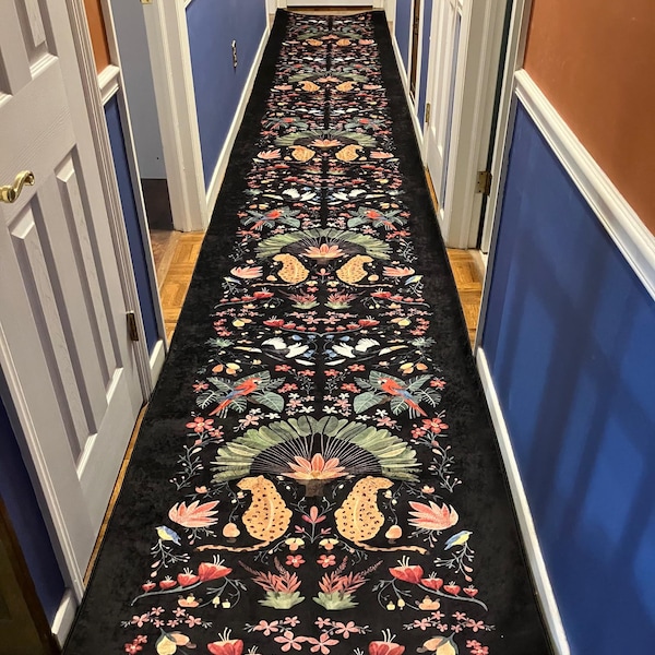 Natural Rug, Runner Rug, Entryway Rug, Tibetan Tiger Rug, Leopard Rug ...