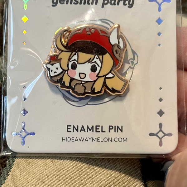 GACHA Genshin Party Chibis - Hard Enamel Pins (SET A) - Etsy