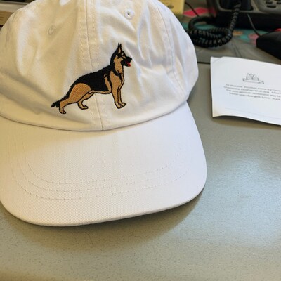 German Shepherd Dog Hat Embroidered Men Women Cotton Baseball Cap Price ...