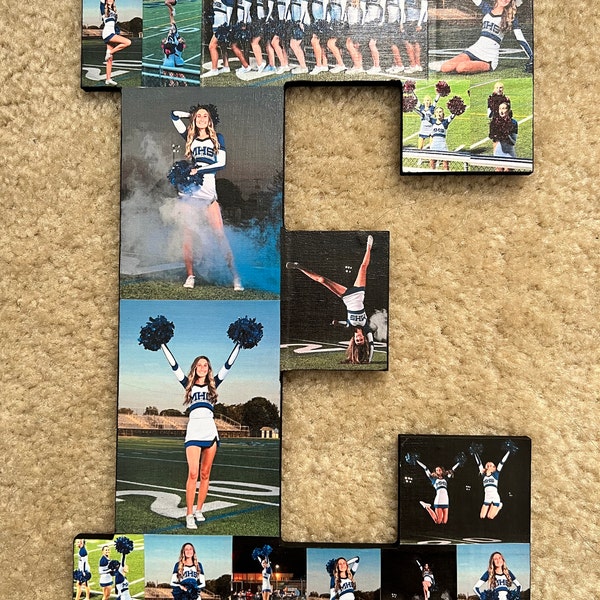 Photo Collage, Photo Collage Letter, Photo Collage Gift, Letter With ...