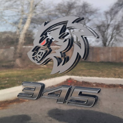 Angry Goat Car Emblem Badge Custom Red Black New - Etsy