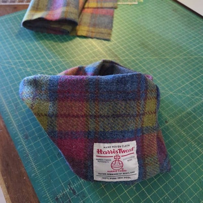 Authentic Harris Tweed Fabric Material for Craft Work Various Sizes ...
