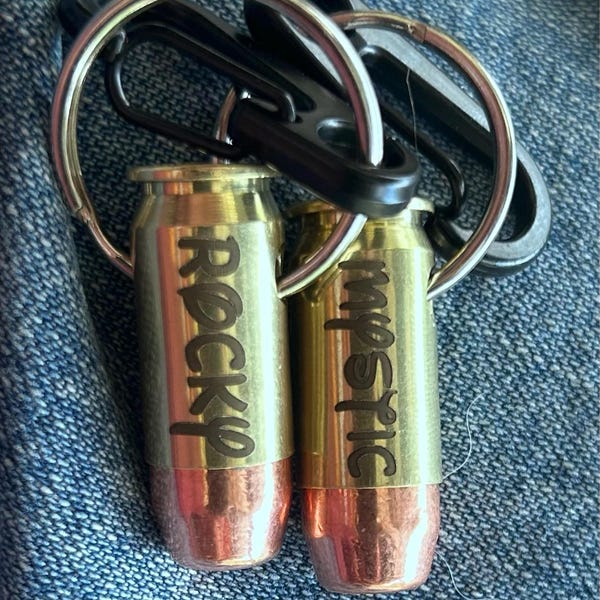 Personalized Bullet Dog Tag Pet ID Tag Custom Engraved Dog Tag ...