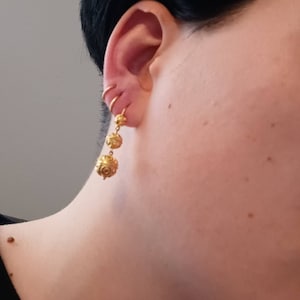 14K Solid Gold Snap-on Large 7.2x3.0 Mm Pendant Bail Solid - Etsy