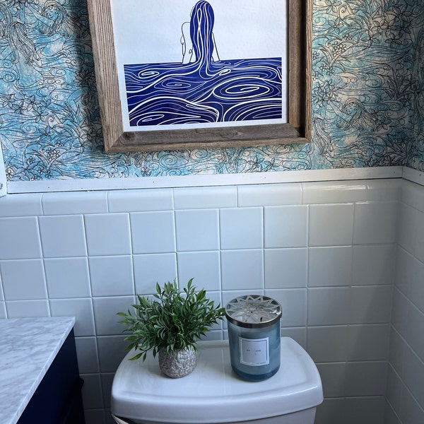 Panda Pointillism, Black and White Animal Print, Panda Abstract Digital ...