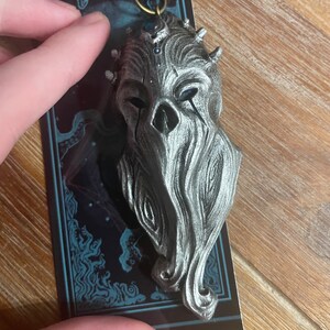 Handmade Dagoth God Mini-mask Amulet or Magnet Ancient Scrolls Artifact ...