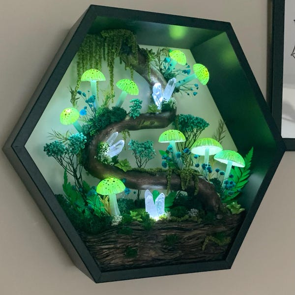 Mushroom, Mushroom Lamp, Mushroom Light, Glowing Fungi, Glowing ...