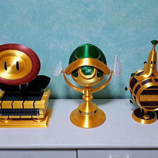 Mario Kart Shell Cup (14", 7") | MK8D Trophy - Etsy