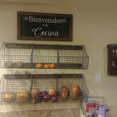 Spanish Home Decor,12x24, Spanish Welcome Sign, Spanish Art, Welcome ...