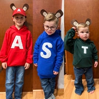 Chipmunk Ears Red Hat Headband Birthday Party Favor Supplies Halloween ...