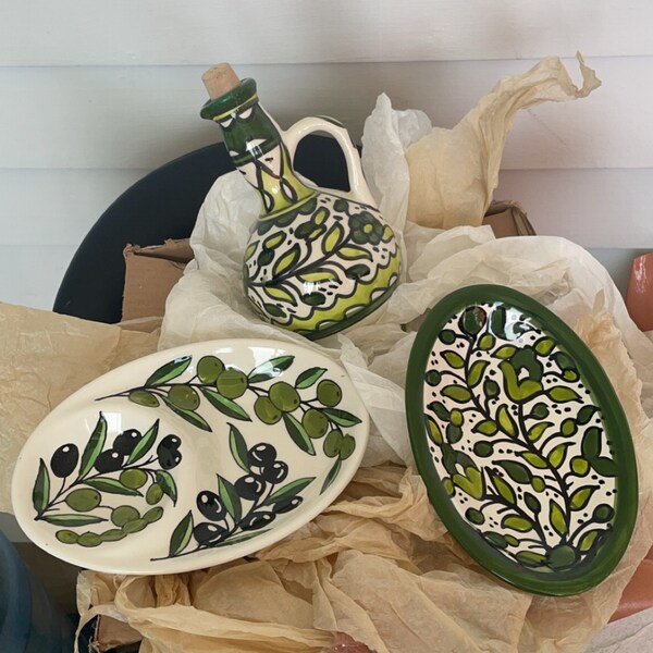 Luxurious Traditional Palestinian Arabic Coffee Set, Colored by Blue ...