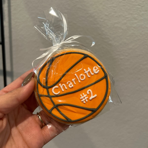 Basketball Sugar Cookie - Etsy