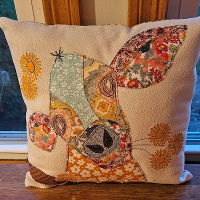 Cow Applique Pattern Daisy a Adorable Scrappy Dairy Farm Animal Scrap ...
