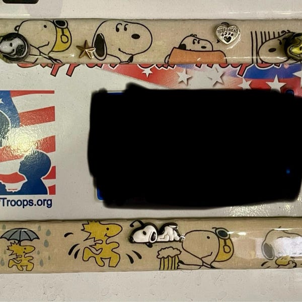 Snoopy and Woodstock 3D License Plate Frame by Mamazooka Designs (best ...