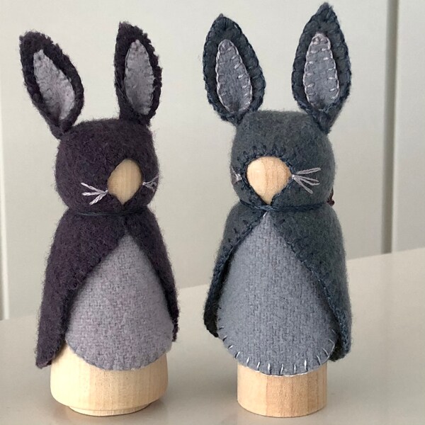 Lion and Bear Digital Clothes Pattern for Steiner Inspired Peg Dolls ...