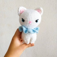 Kitty, the Little White Kitten Pattern Crochet Cat Pattern Amigurumi Cat Pattern Crochet White ...