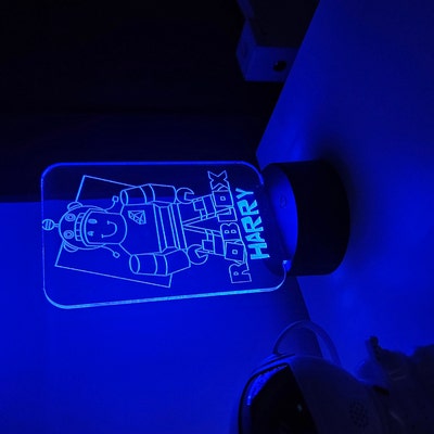 Personalised Roblox Night Light, Children's Light, Game Room, Boys ...