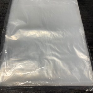 Clear 9 X 12 Back Flap Lock Poly Bags T-shirt 1 MIL Packaging 50 100 ...