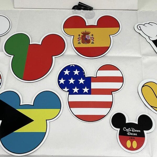 Mickey and Minnie Mix and Match Disney Mickey Ears Custom Magnets for ...