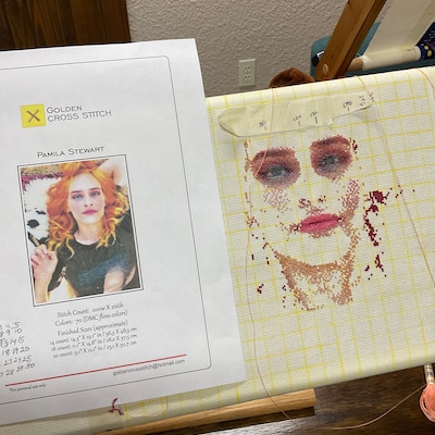 Custom Made Cross Stitch Pattern Photo Realistic Cross Stitch Pattern ...