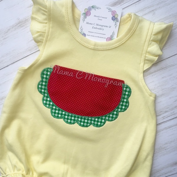 Watermelon Pocket Applique Design - Etsy