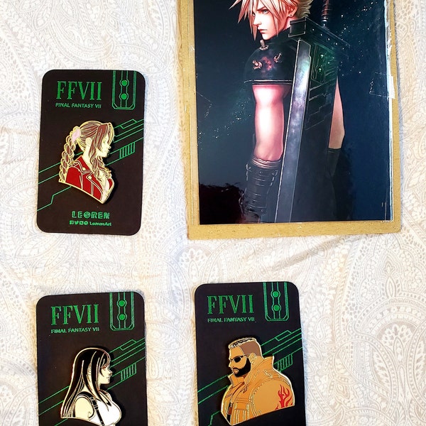 Final Fantasy VII Remake / FF7R - Hard Enamel Pin - Etsy