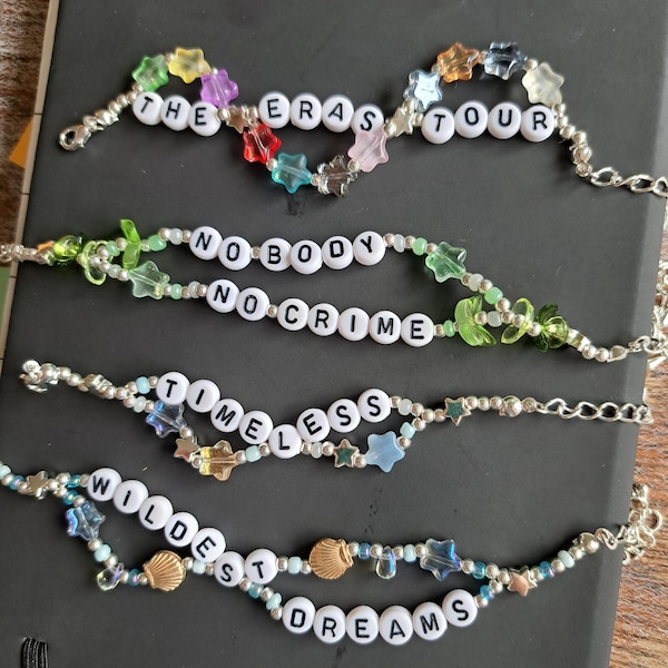 Taylor Friendship Bracelet Adjustable Custom and Personalized for ...