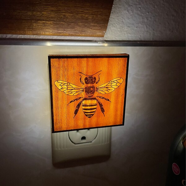 The Bee Night Light - Garden, Insect, Bug, Bugs Lantern - Etsy