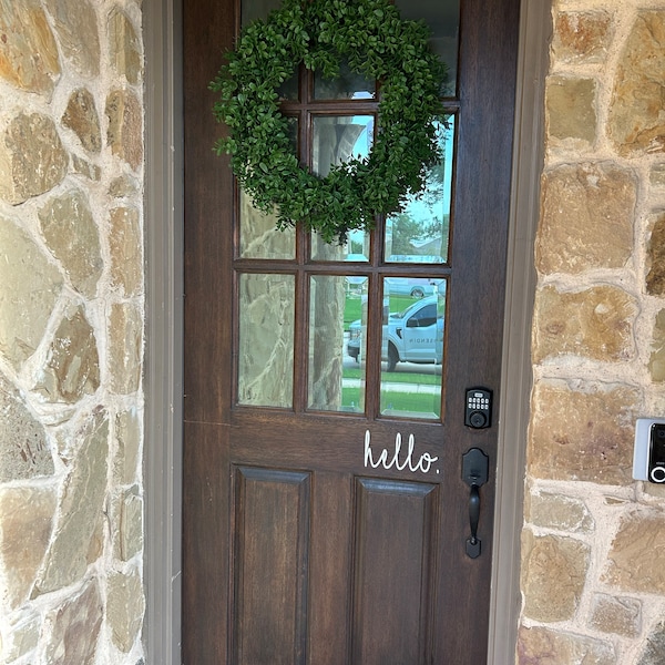 Welcome Vinyl Decal | Farmhouse Door Sticker, Porch Decor - Etsy