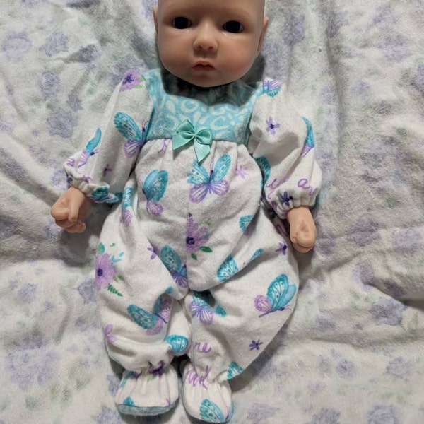 Romper Set for 7 Inch Mini Micro Preemie Baby Reborn Silicone Art Doll ...