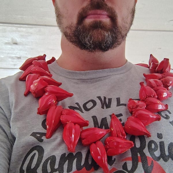 Polynesian, Samoan, Tongan Men's Traditional - Ula Fala Necklace ...