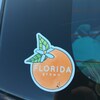 Watercolor Florida Grown Orange Die Cut Sticker - Etsy