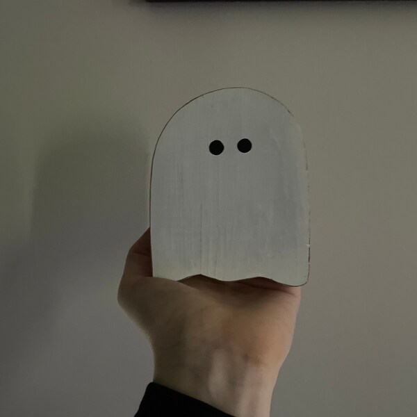 Mini Wood Ghost, Wood Ghost, Wood Ghosts, Halloween, Ghost, Halloween ...