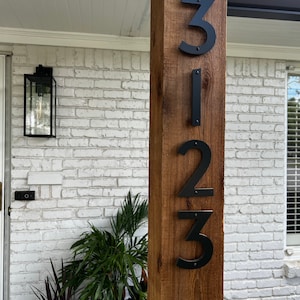 CLASSIC MODERN House Numbers, 5 Inch Address Numbers and Letters - Etsy