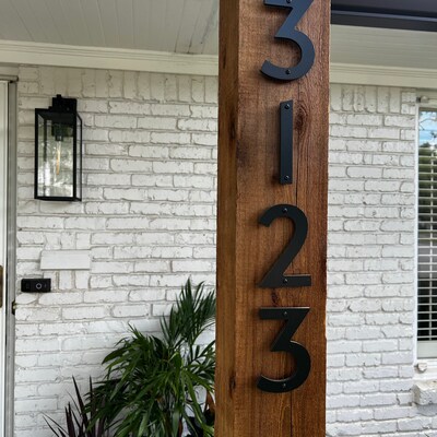 CLASSIC MODERN House Numbers, 5 Inch Address Numbers and Letters - Etsy