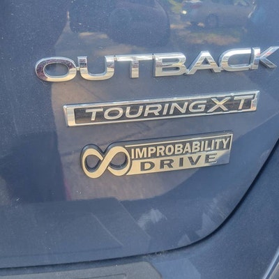 The Hitchhiker's Guide to the Galaxy infinite Improbability Drive Car ...