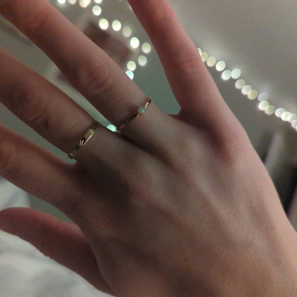 14k Gold and 925 Silver Russian Twist Ring, Gift for Her, Interlocking ...