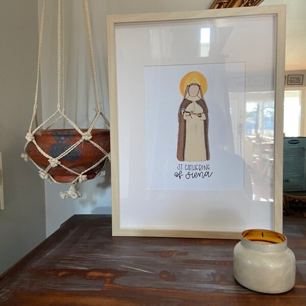 Custom Saint Print | Saint Print | Saint Card | Catholic Gift - Etsy