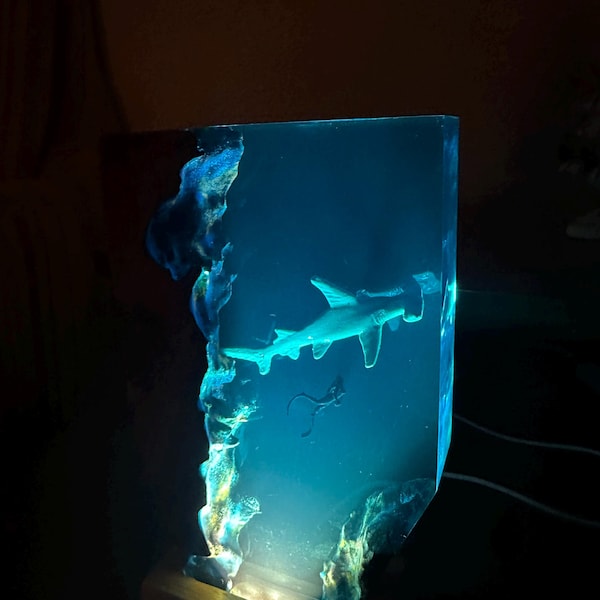 Whale Shark Art Lamp, Personalized Handicraft Diver Ornaments, Best ...